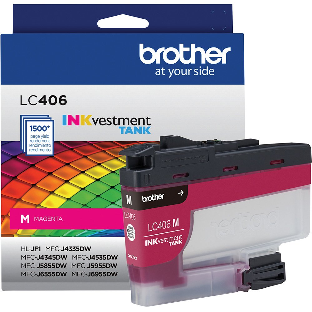 Cartucho de Tinta Brother Magenta 1.5K - LC406MS | Martins Atacado