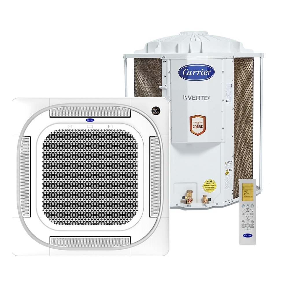 Ar Condicionado Split Carrier Cassete Inverter 60.000 Btu/H Frio ...