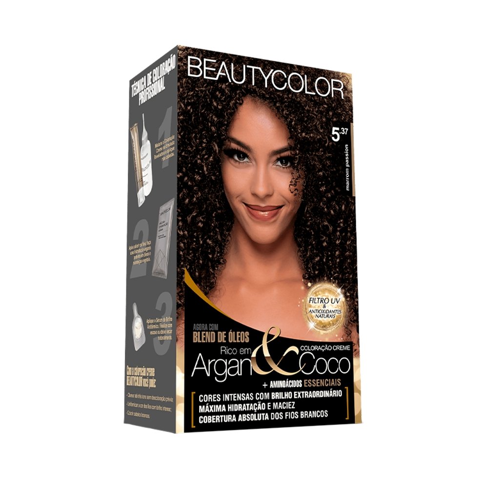 Tintura Beauty Color Marrom Passion 5.37 | Martins Atacado