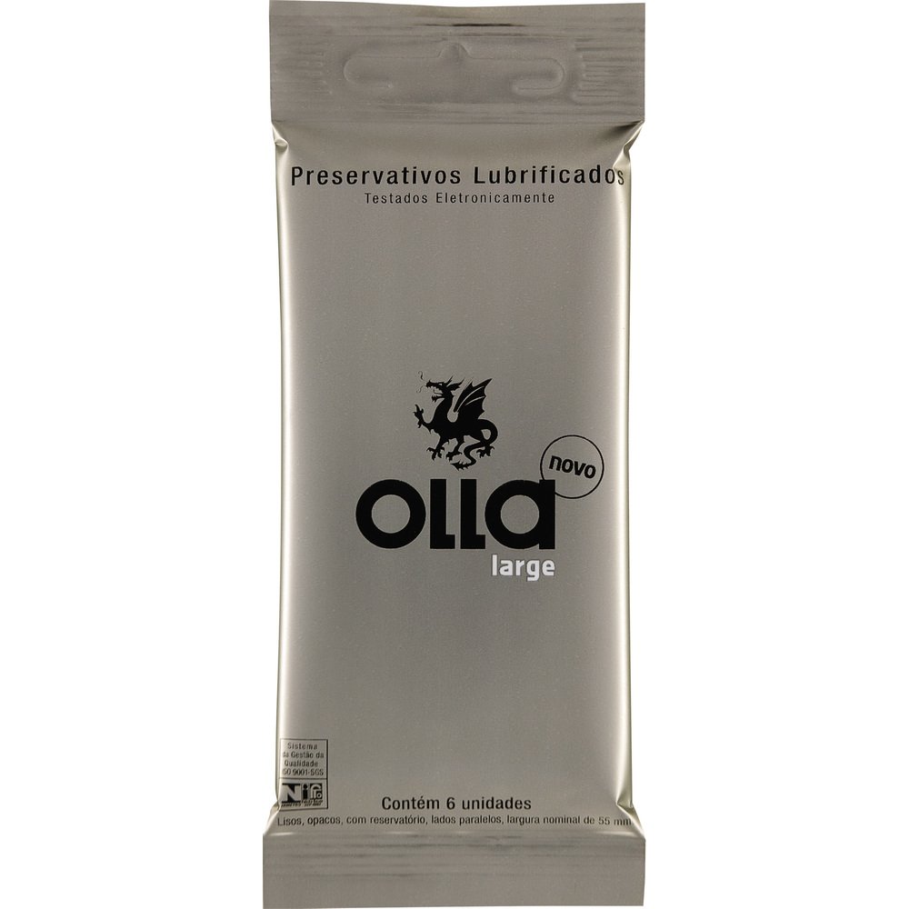 Preservativo Olla Large C/06 | Martins Atacado