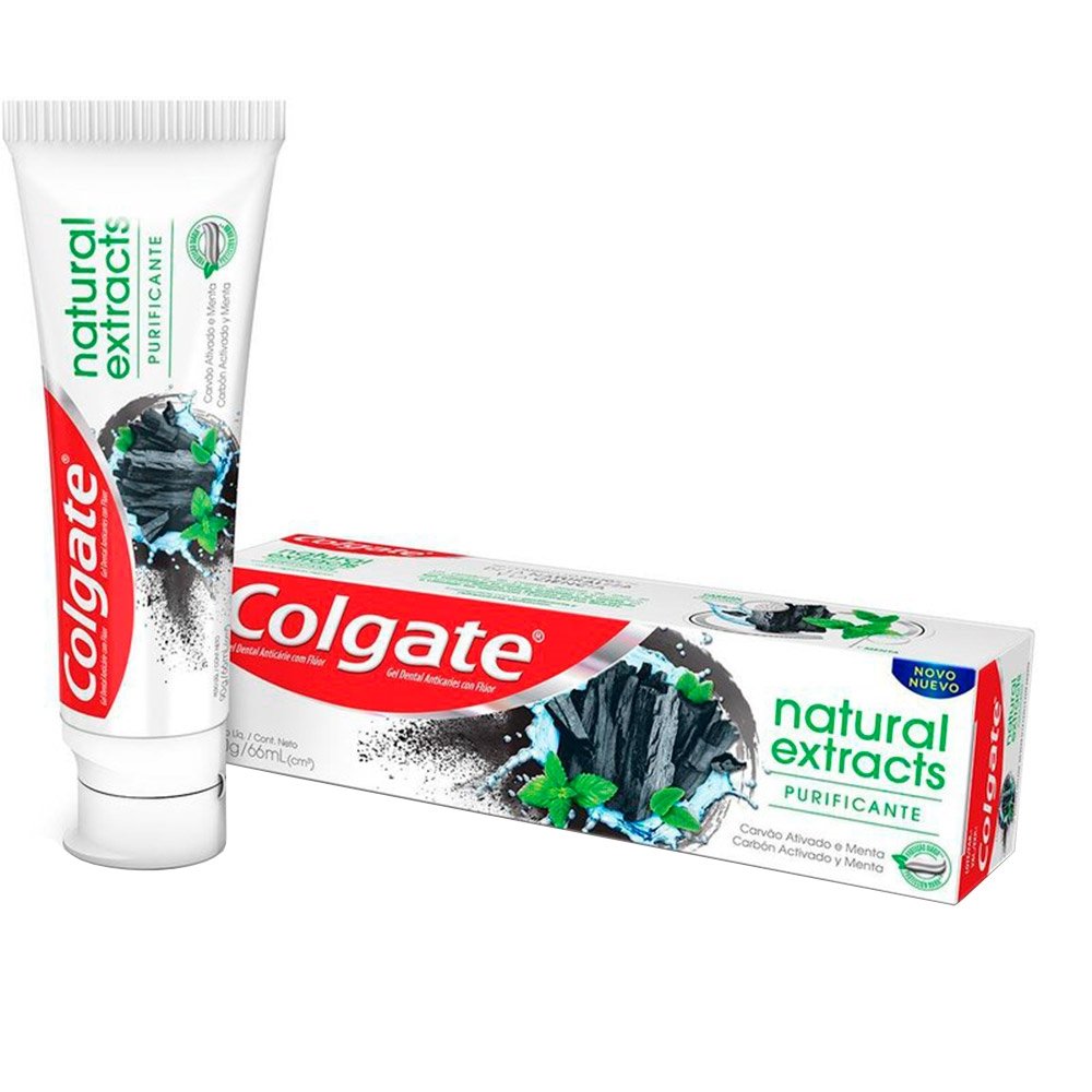 Creme Dental Colgate Naturals Extract Purificante 90g Embalagem com 12 ...