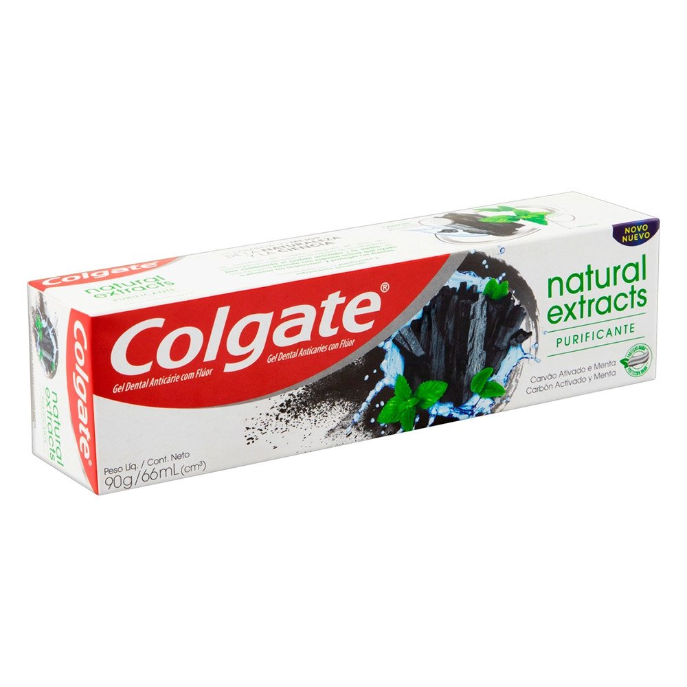 Creme Dental Colgate Naturals Extract Purificante 90g Embalagem com 12 ...