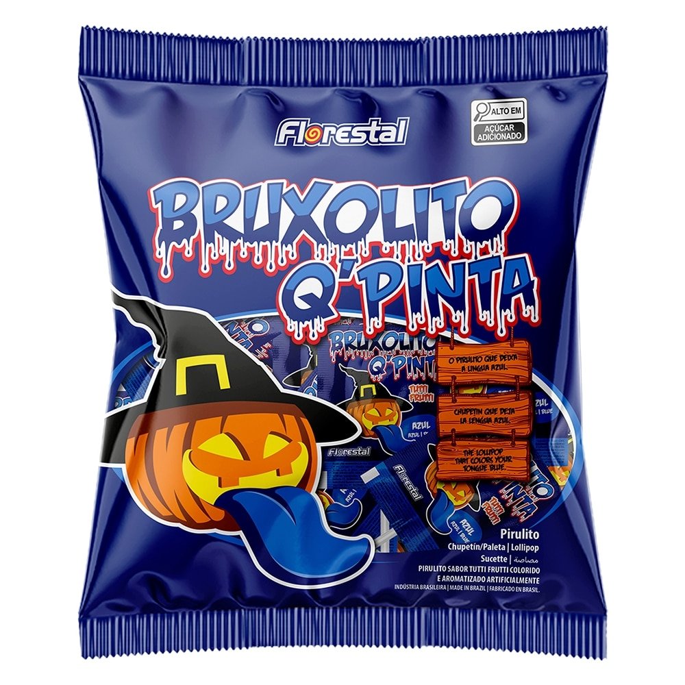 Pirulito Florestal Bruxolito Q.Pinta - Embalagem com 500g | Martins Atacado