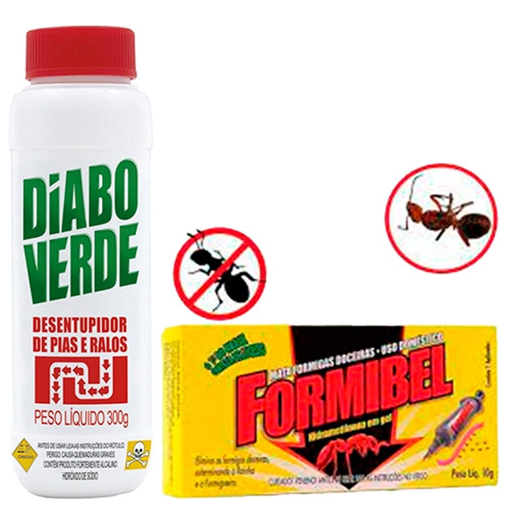 Desentupidor Diabo Verde Granulado 300g Embalagem com 6 Unidades ...